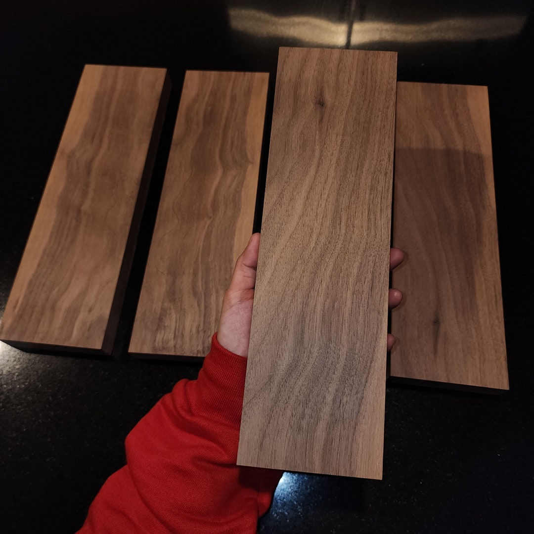 12 Long Black Walnut Lumber 12in X 3.5in X 2in Black Walnut Craftwood ...