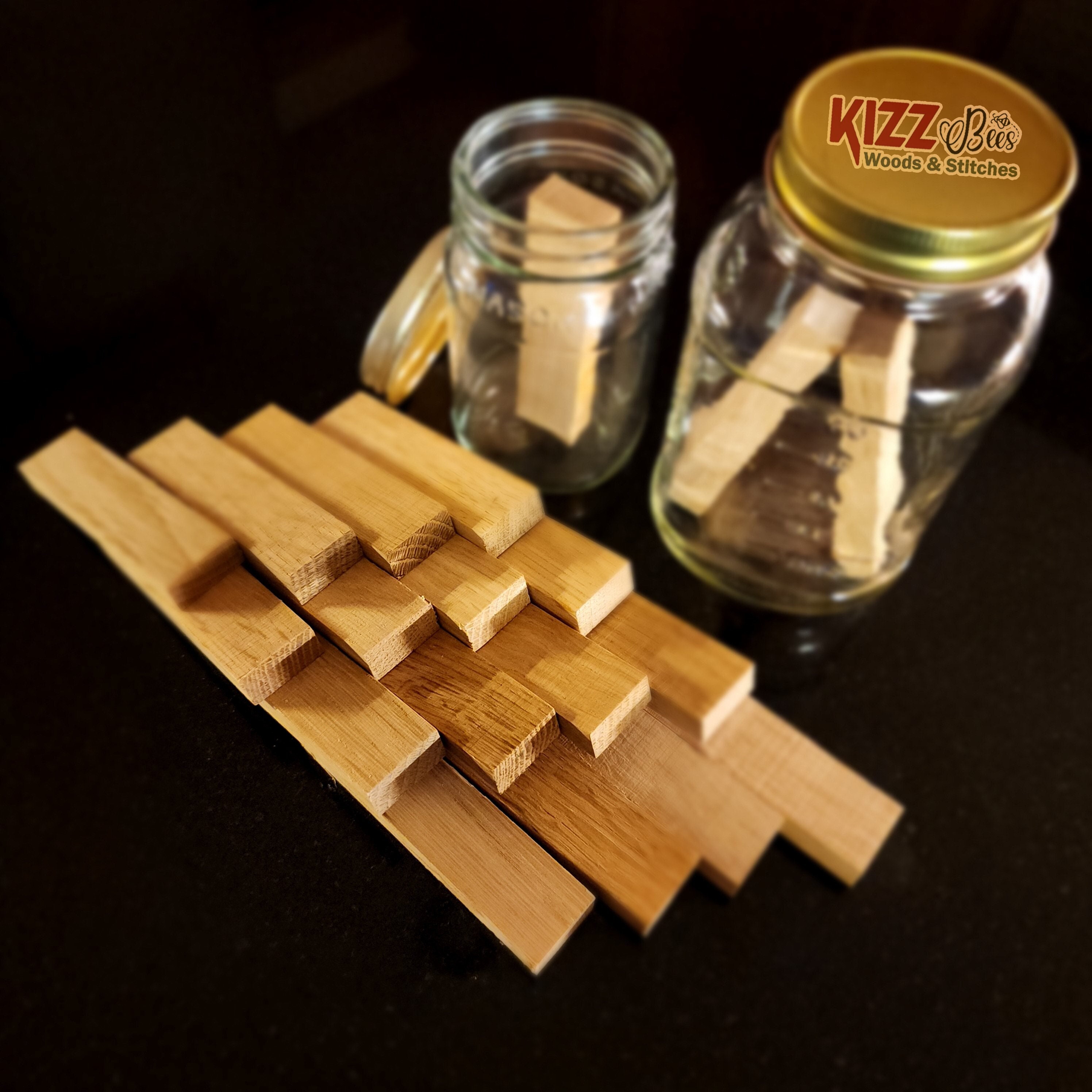 Kiln Dried OAK Sticks (1 Lb - 5 Lbs) for Flavoring or Aging Whiskey and ...