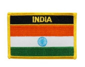 India Flag Color Distressed Removable Patch - Etsy