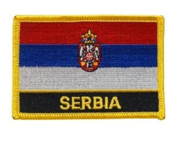 Serbia Flag Iron on Heat Transfer Vinyl HTV / Republic of Serbia ...