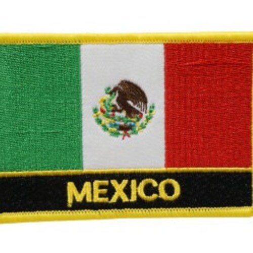 Mexico Patch / Mexico Flag Patch / Iron on or Sew On - Etsy