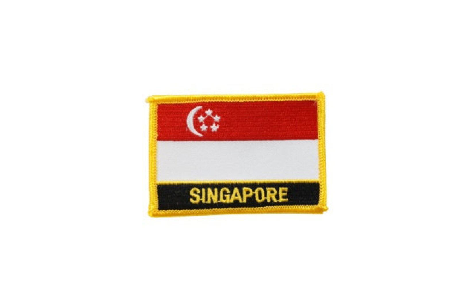 Singapore Patch / Singapore Flag Patch / Iron on or Sew On - Etsy