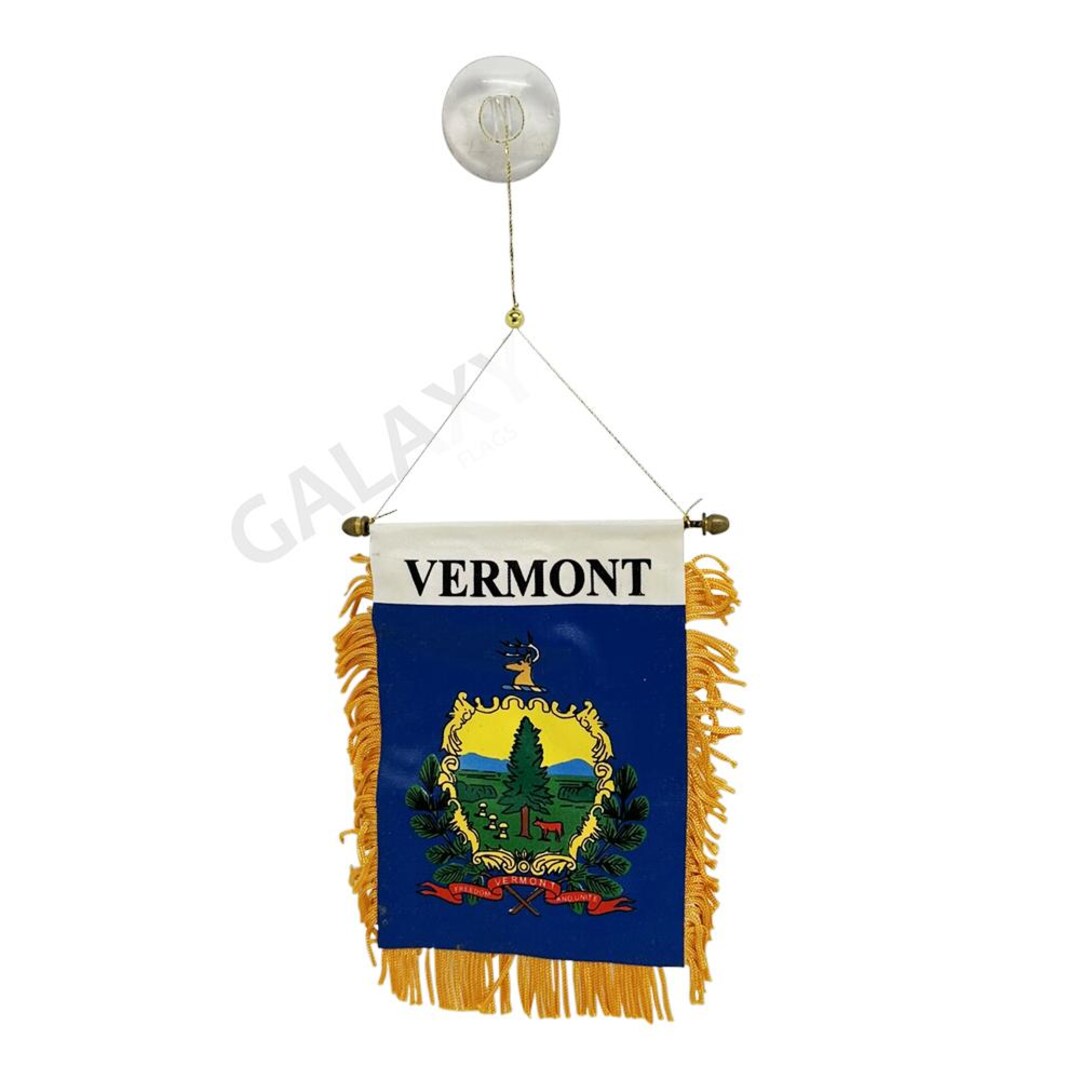 Vermont Mini Banner / Vermont Flag / Vermont State Flag - Etsy