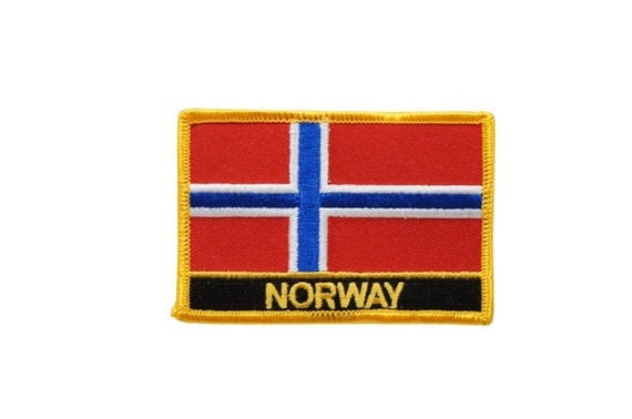 Norway Patch / Norway Flag Patch / Iron on or Sew On | Etsy