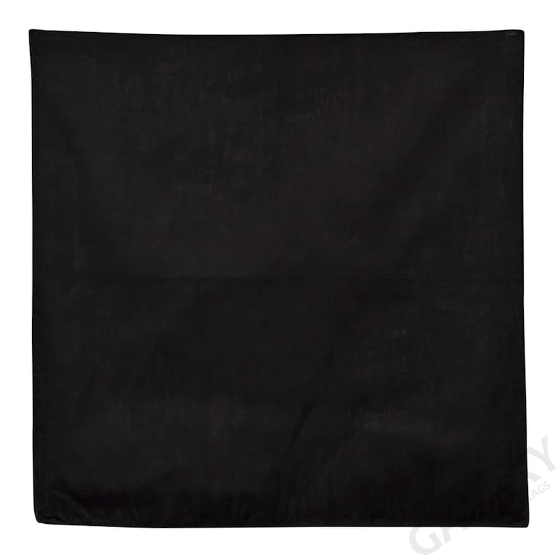 Black Solid Color Bandana - Etsy