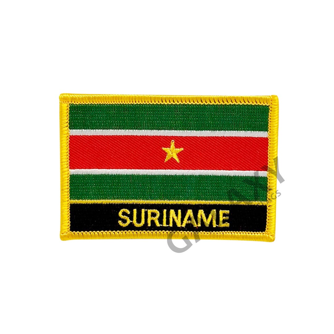 Suriname Patch / Suriname Flag Patch / Iron - on or Sew On - Etsy