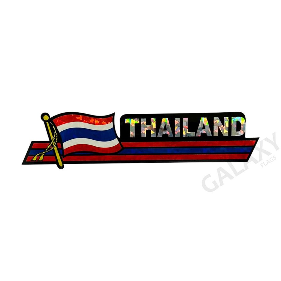 Thailand Bumper Sticker / Thailand Flag Sticker / "3 X 11 3/4" Thailand ...
