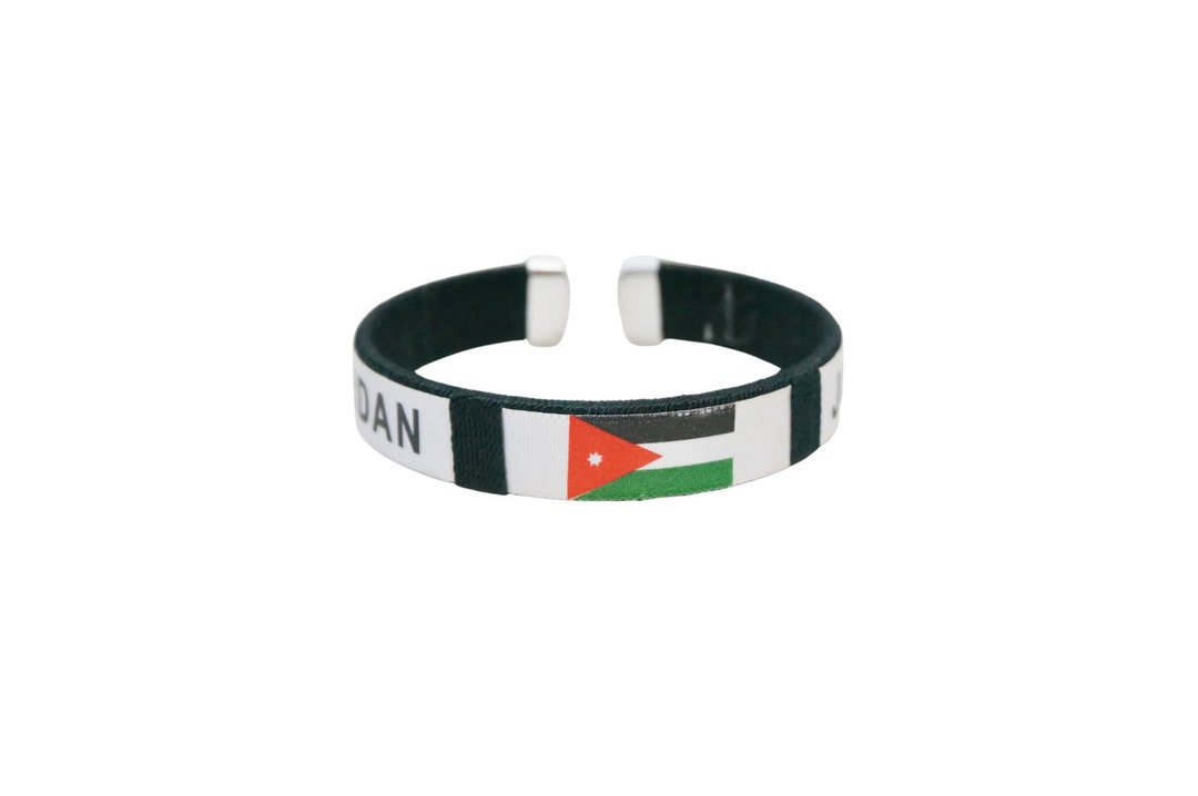 Jordan Bracelet / Jordan Flag Satin Bracelet - Etsy