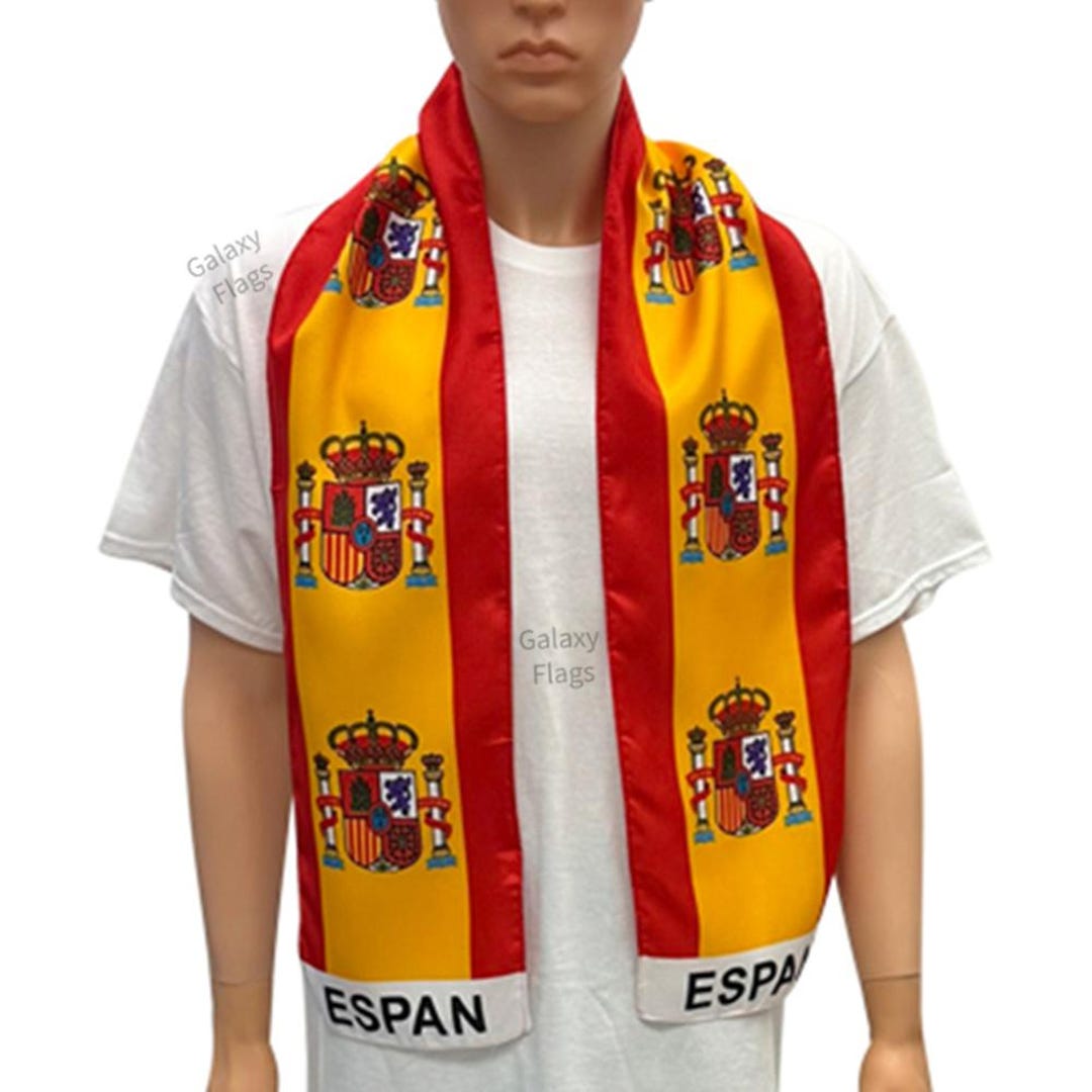 Spain Scarf / Spain Flag / Spain Flag Scarves - Etsy