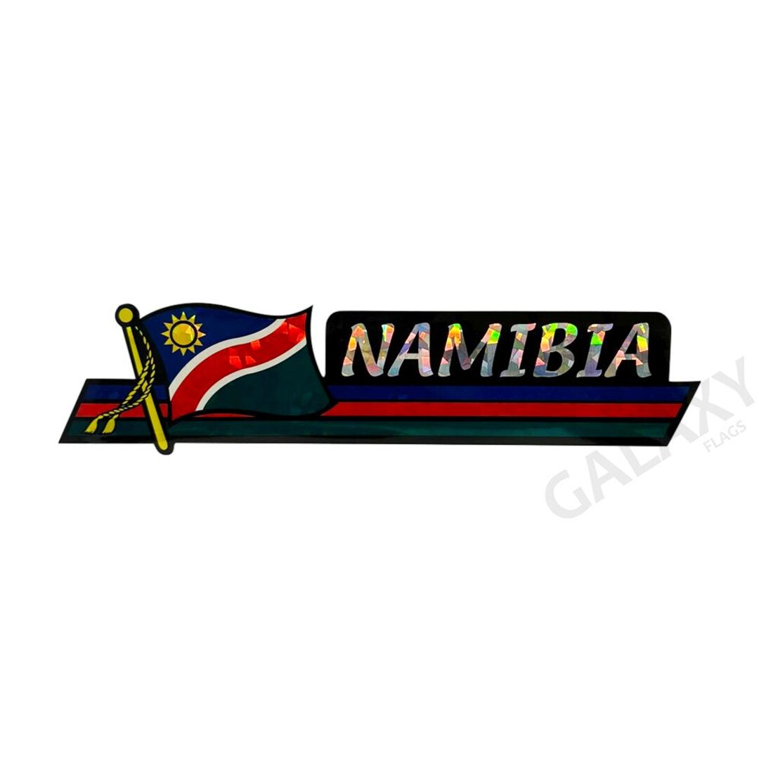 Namibia Bumper Sticker / Namibia Flag Sticker / "3 X 11 3/4" Namibia ...