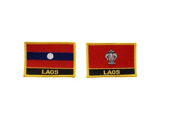 Laos Patch / Laos Flag Patch / Iron on or Sew On - Etsy