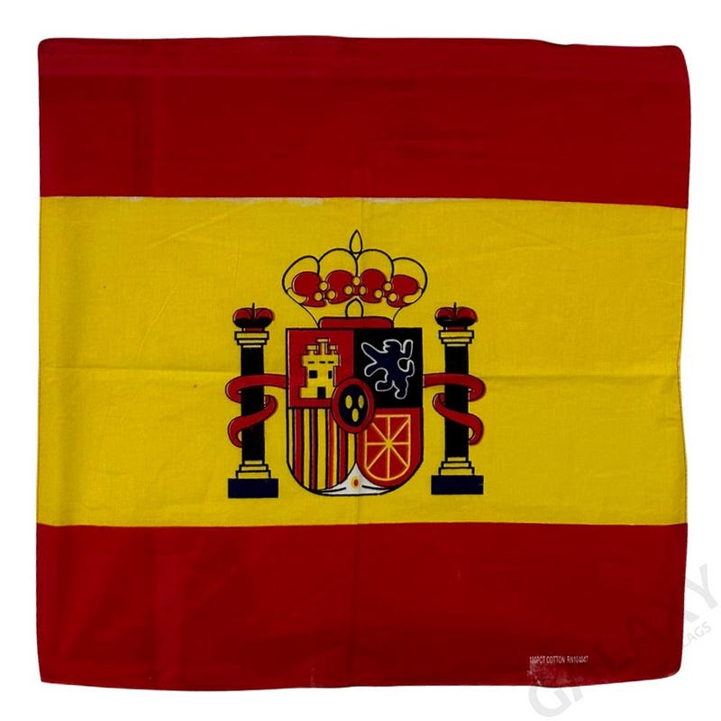 Spain Flag Bandana - Etsy