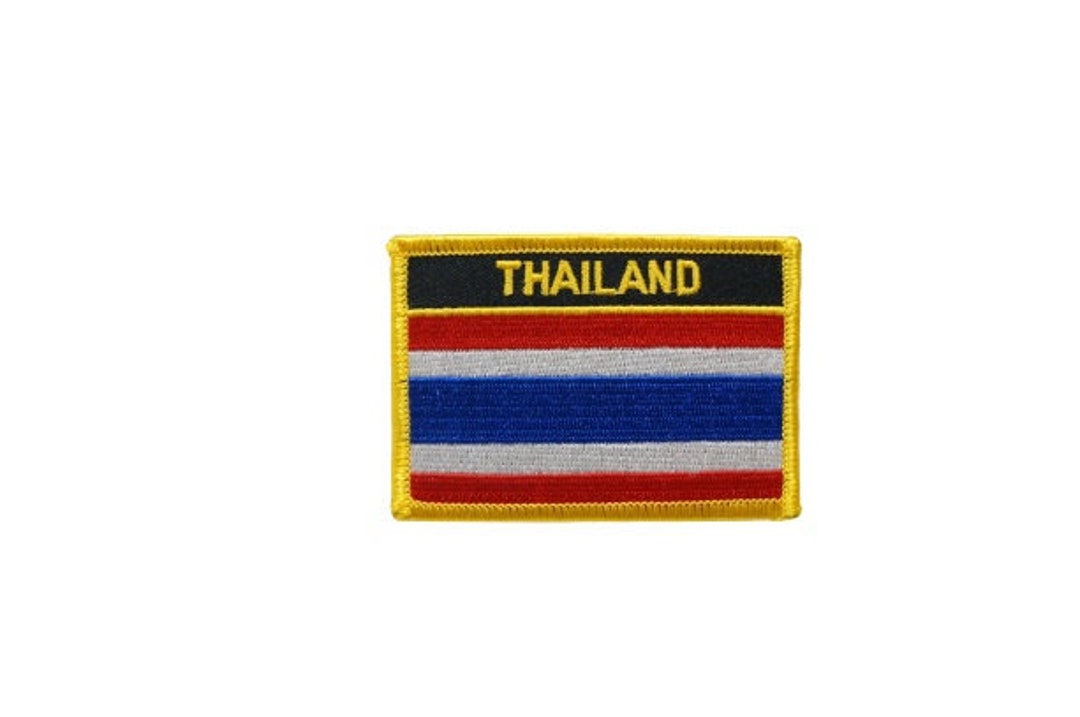 Thailand Patch / Thailand Flag Patch / Iron on or Sew On - Etsy