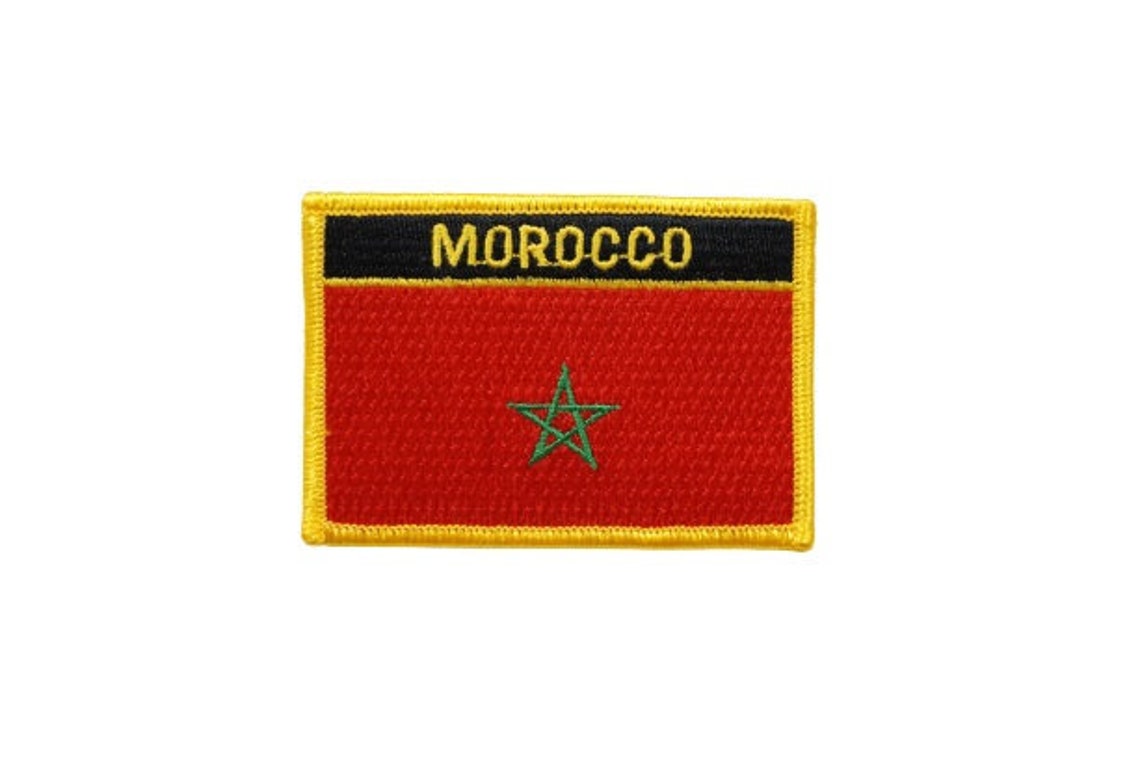 Morocco Patch / Morocco Flag Patch / Iron - on or Sew On - Etsy