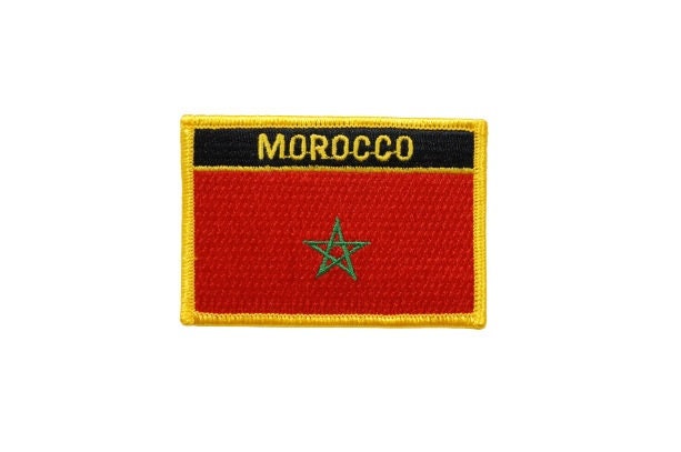 Morocco Patch / Morocco Flag Patch / Iron - on or Sew On - Etsy