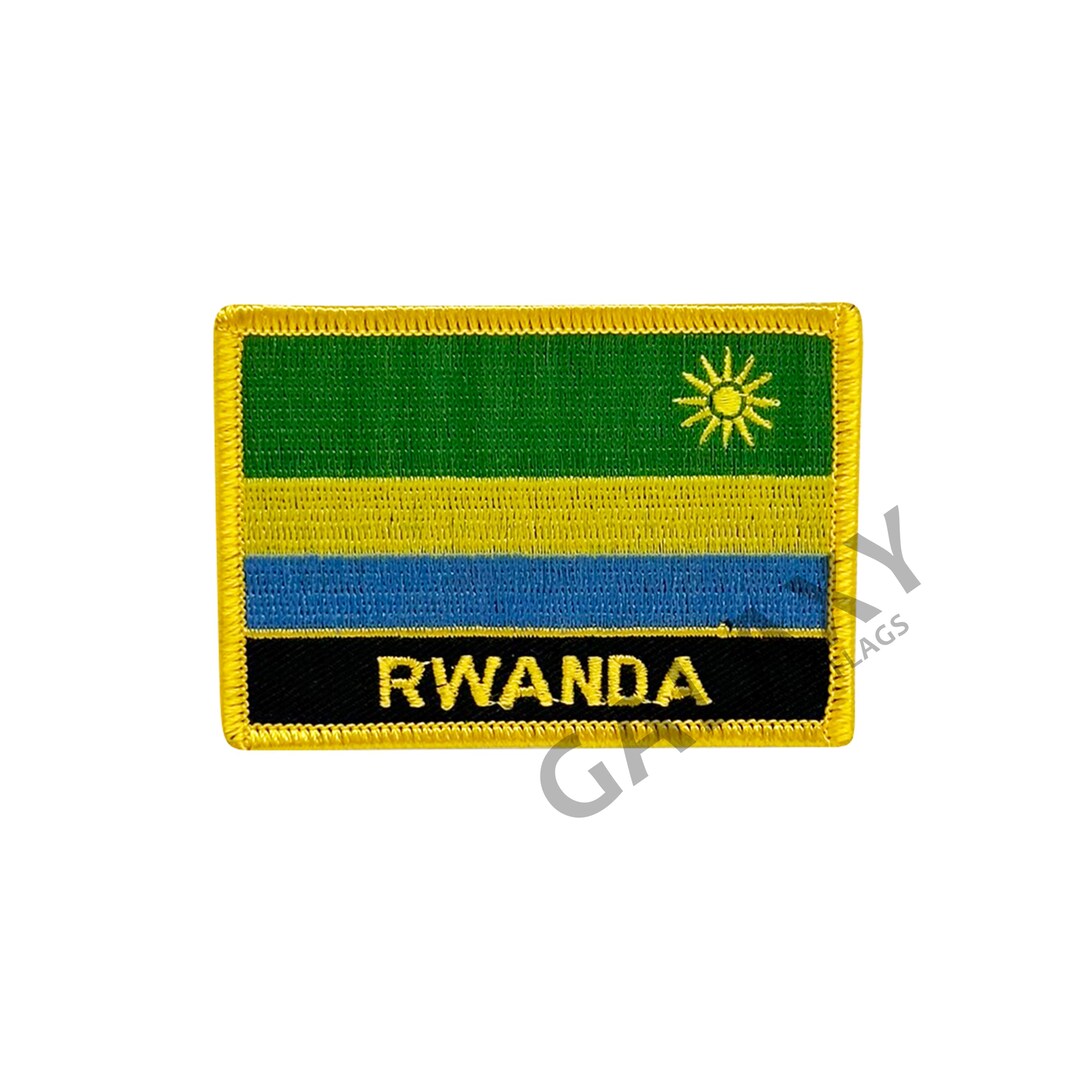 Rwanda Patch / Rwanda Flag Patch / Iron - on or Sew On - Etsy