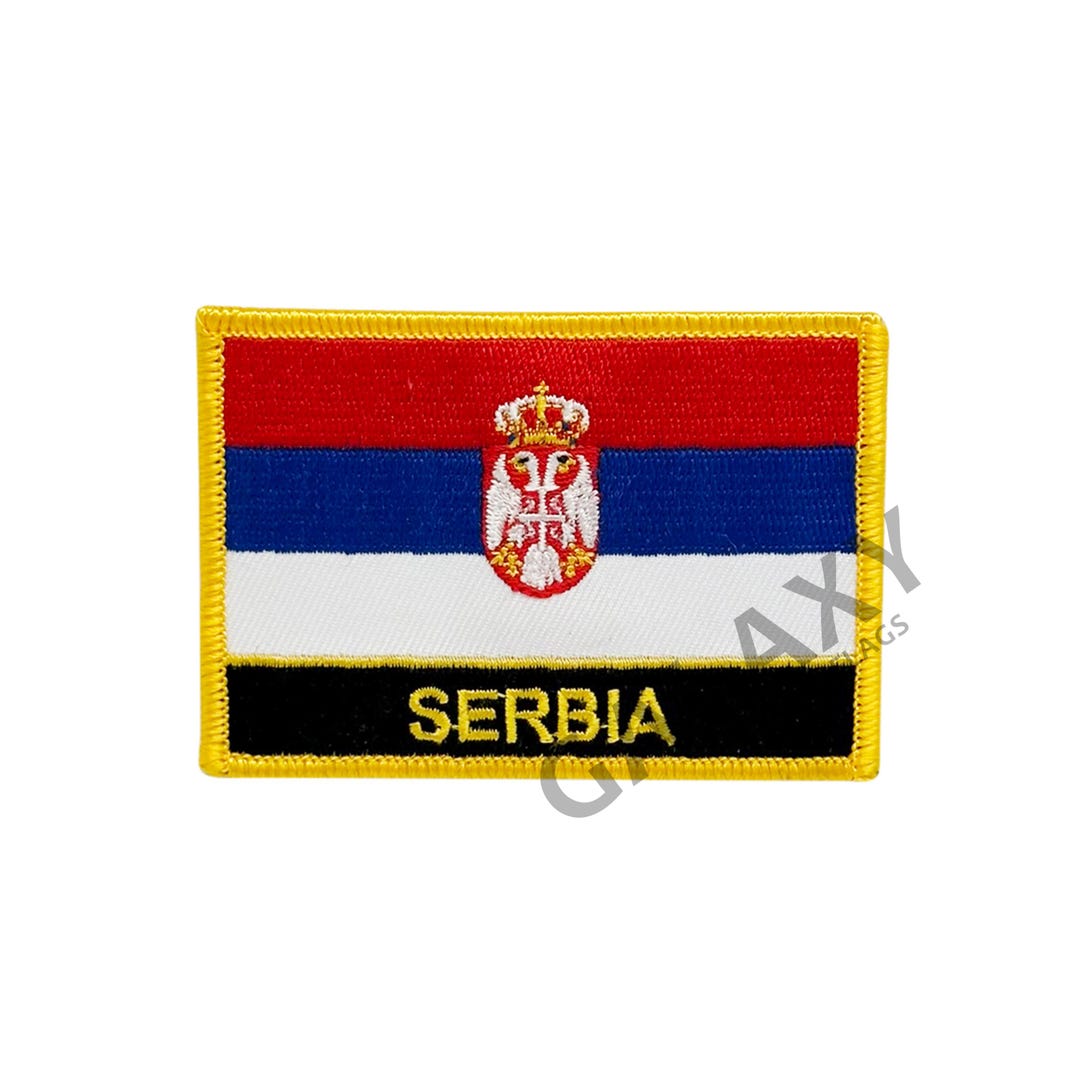 Serbia Patch / Serbia Flag Patch / Iron - on or Sew On - Etsy