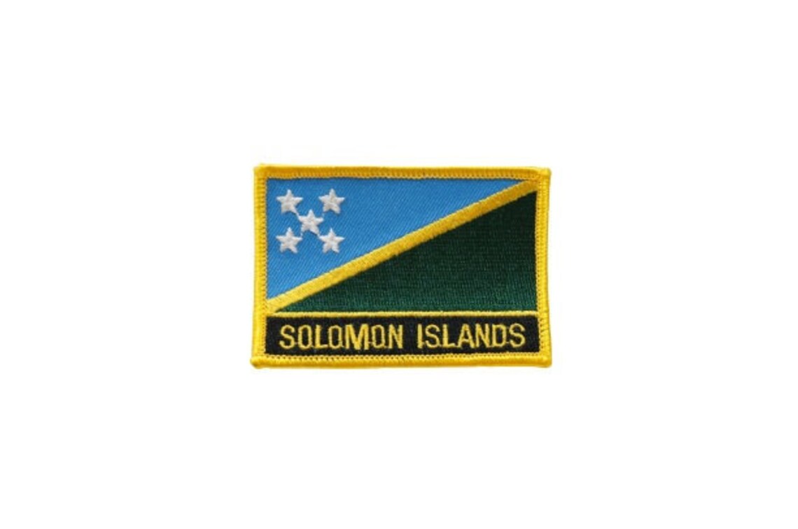 Solomon Islands Patch / Solomon Islands Flag Patch / Iron on - Etsy