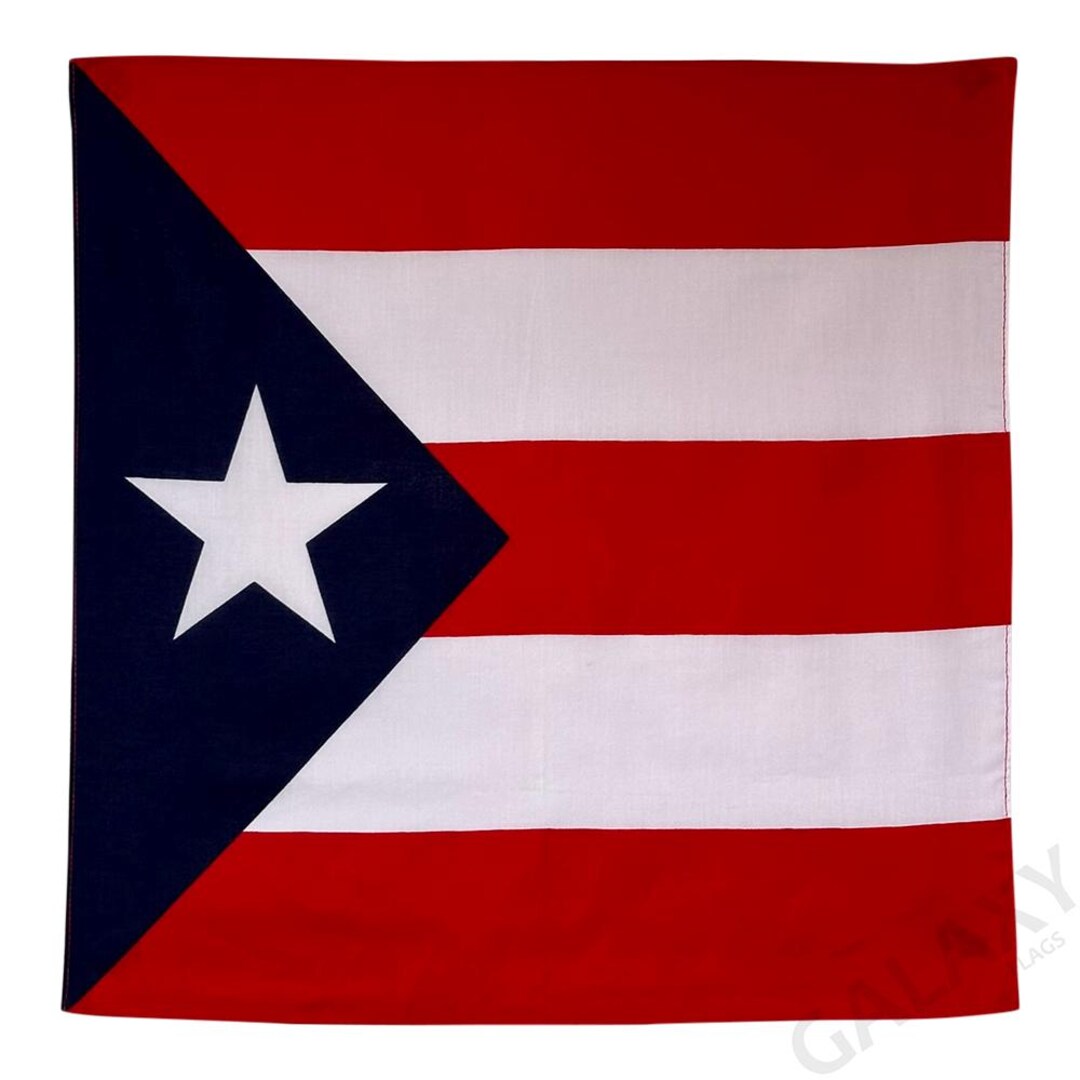 Puerto Rico Bandana / Puerto Rico Flag Bandanna - Etsy