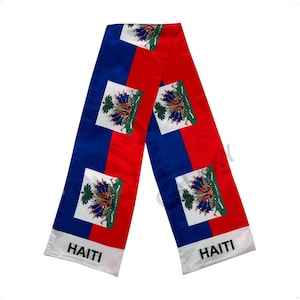 Haiti Scarf / Haiti Flag / Haiti Flag Scarves - Etsy