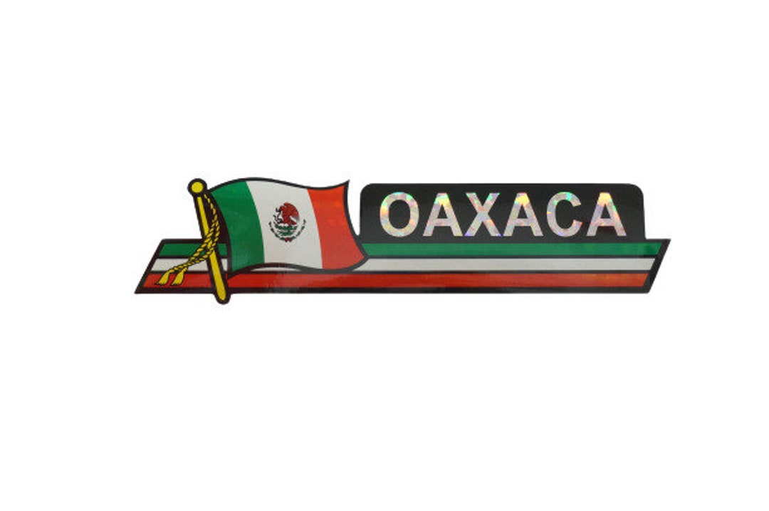 Oaxaca Bumper Sticker / Oaxaca Flag Sticker / 3 X 11 3/4 Oaxaca Bumper ...