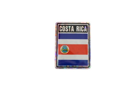 Costa Rica Sticker / Costa Rica Flag Sticker / 3x4 - Etsy