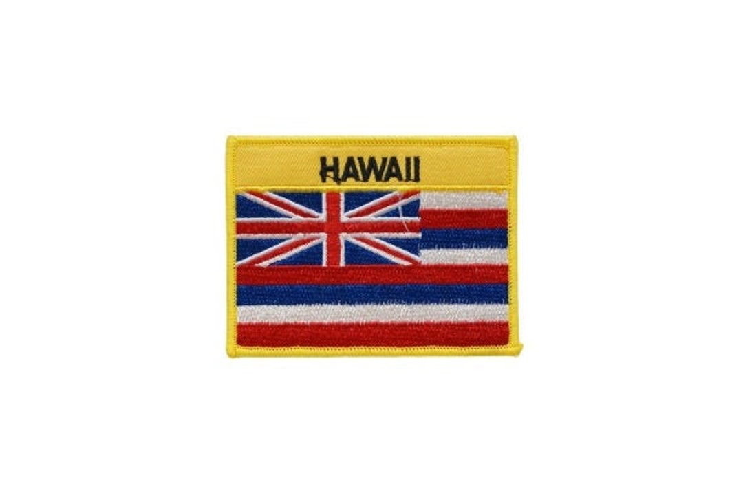Hawaii Patch / Hawaii Flag Patch / Iron - on or Sew On - Etsy