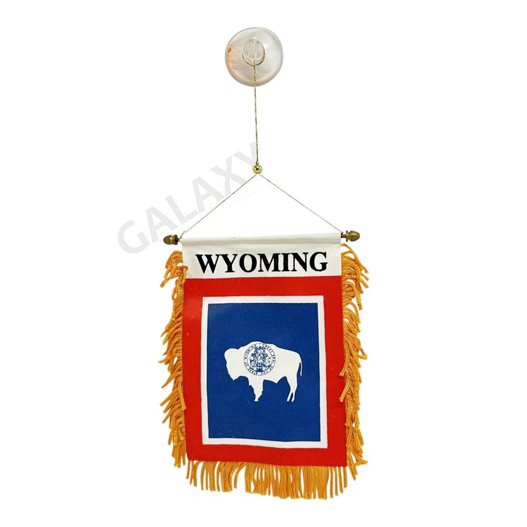 Wyoming Mini Banner / Wyoming Flag / Wyoming State Flag - Etsy