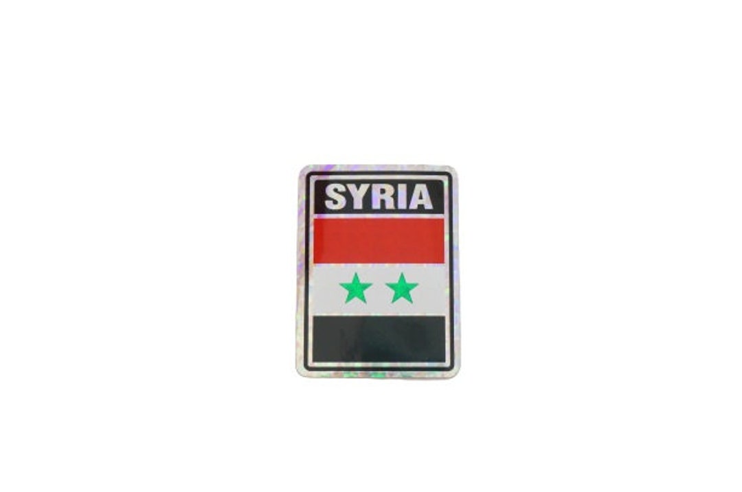 Syria Sticker / Syria Flag Sticker / "3x4" Syria Sticker - Etsy