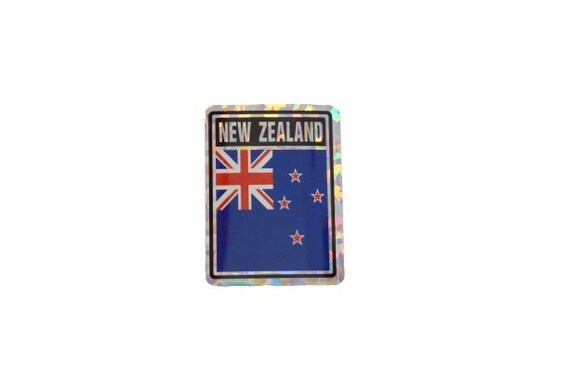 New Zealand Sticker / New Zealand Flag Sticker / - Etsy