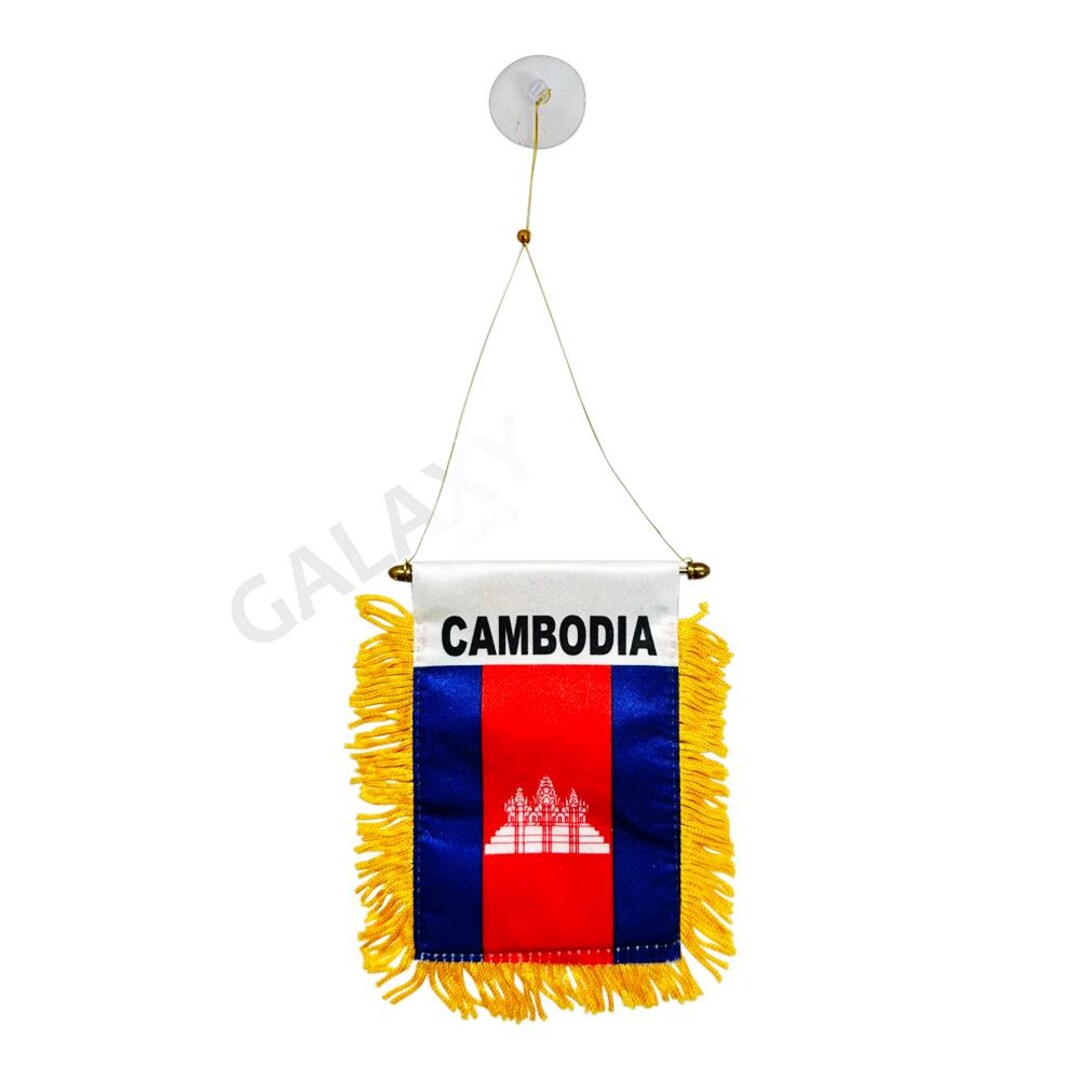 Cambodia Mini Banner / Cambodia Flag - Etsy