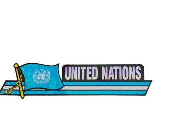 United Nations Flag Sticker - Etsy