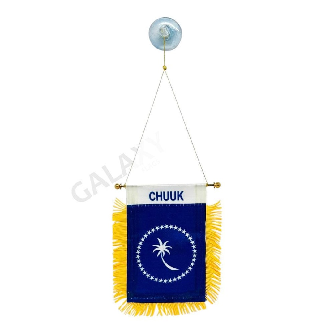 Chuuk Mini Banner / Island of Chuuk House Flag Micronesia Flag - Etsy