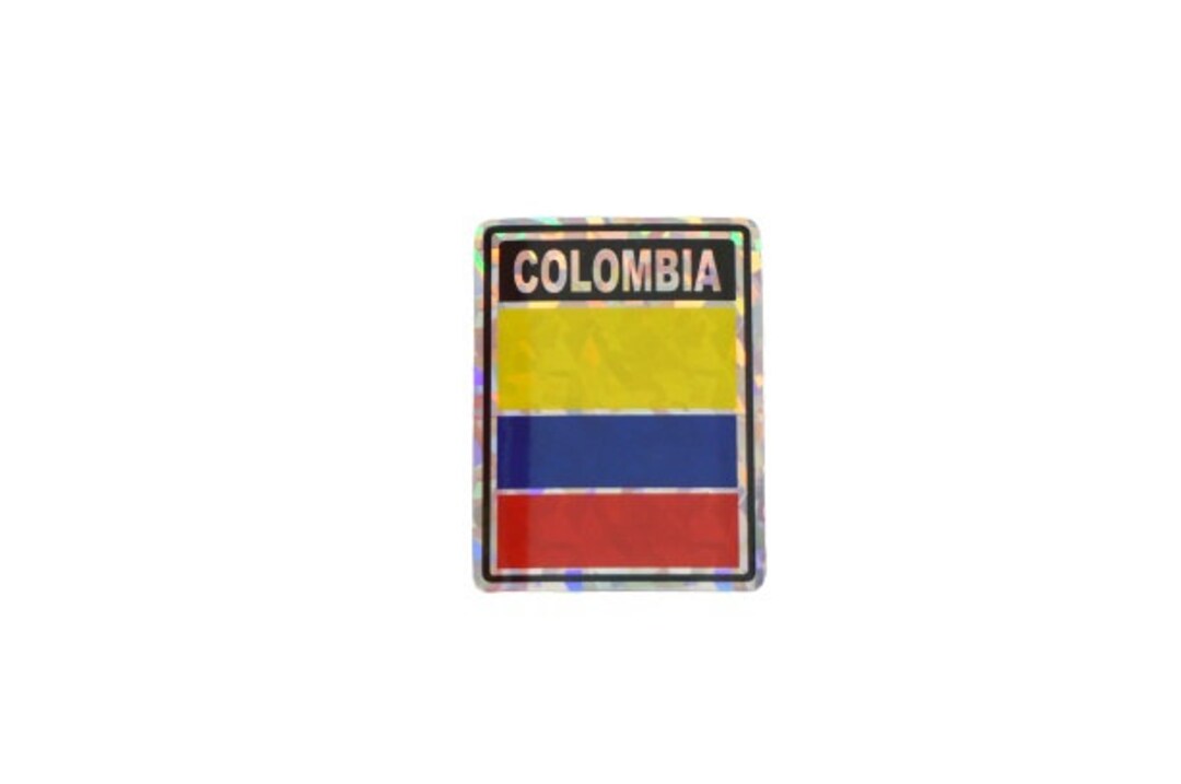 Colombia Sticker / Colombia Flag Sticker / "3x4" Colombia Sticker - Etsy