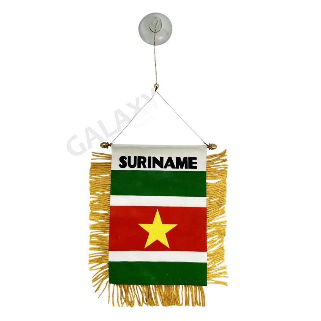Suriname Mini Banner / Suriname Flag - Etsy