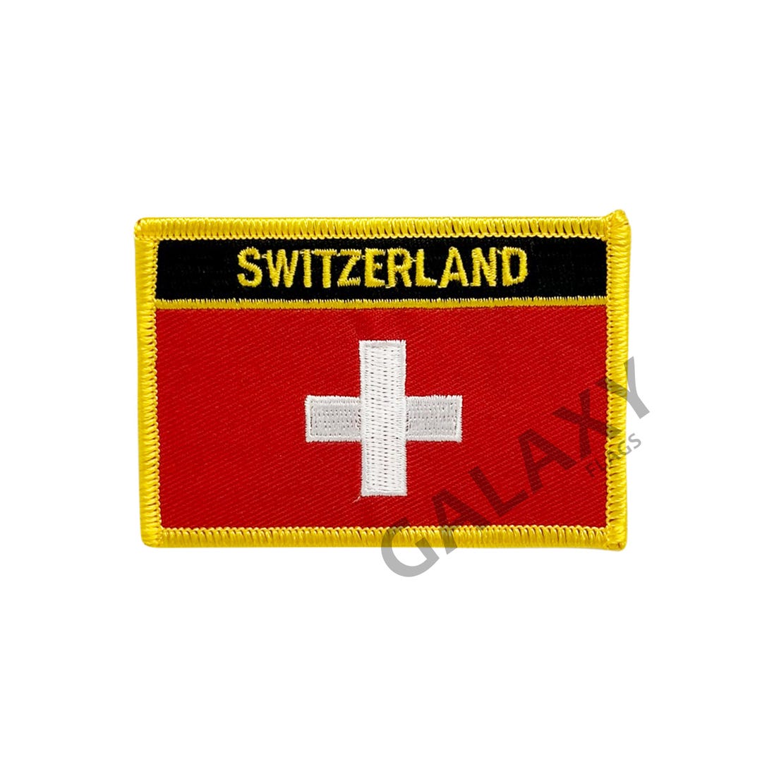 Switzerland Patch / Switzerland Flag Patch / Iron - on or Sew On - Etsy