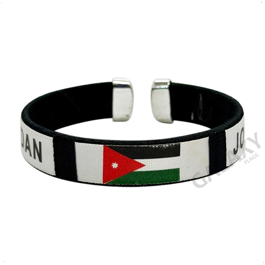 Jordan Bracelet / Jordan Flag Satin Bracelet - Etsy