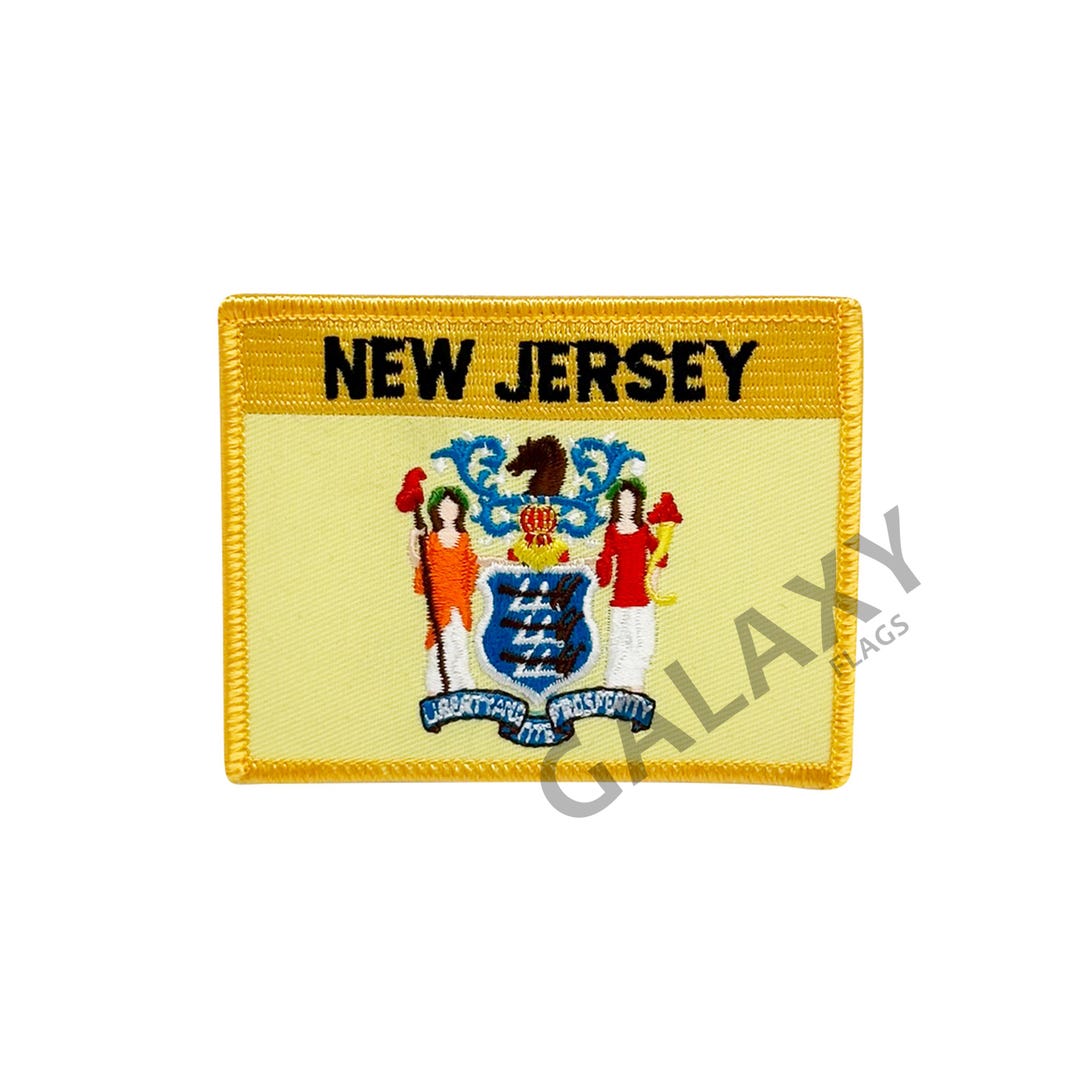 New Jersey Patch / New Jersey Flag Patch / Iron - on or Sew On - Etsy