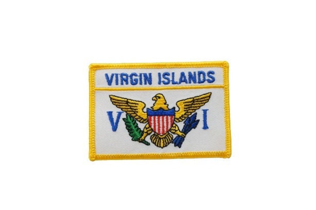 Virgin Islands Patch / Virgin Islands Flag Patch / Iron on or Sew On - Etsy
