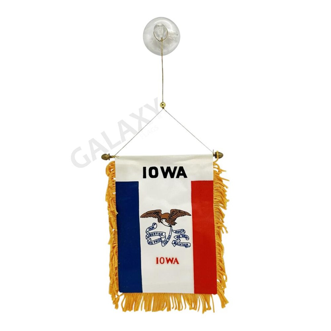 Iowa Mini Banner / Iowa Flag / Iowa State Flag - Etsy