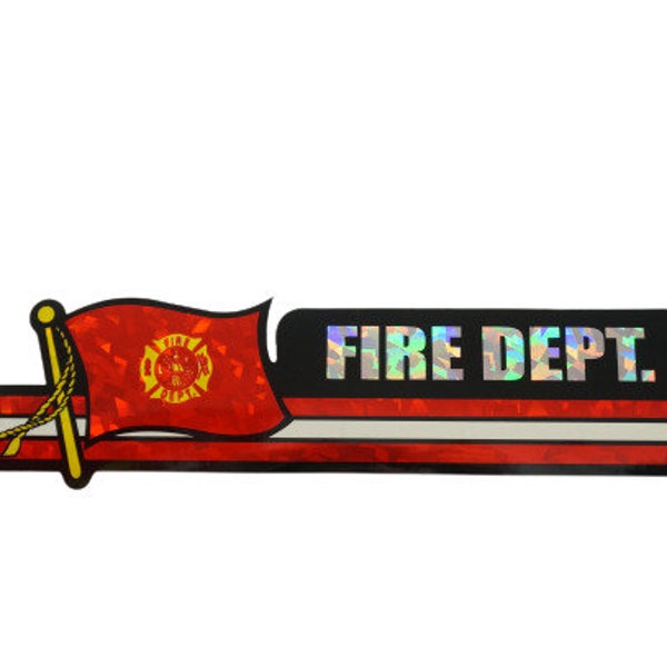 Fire Dept Stickers - Etsy