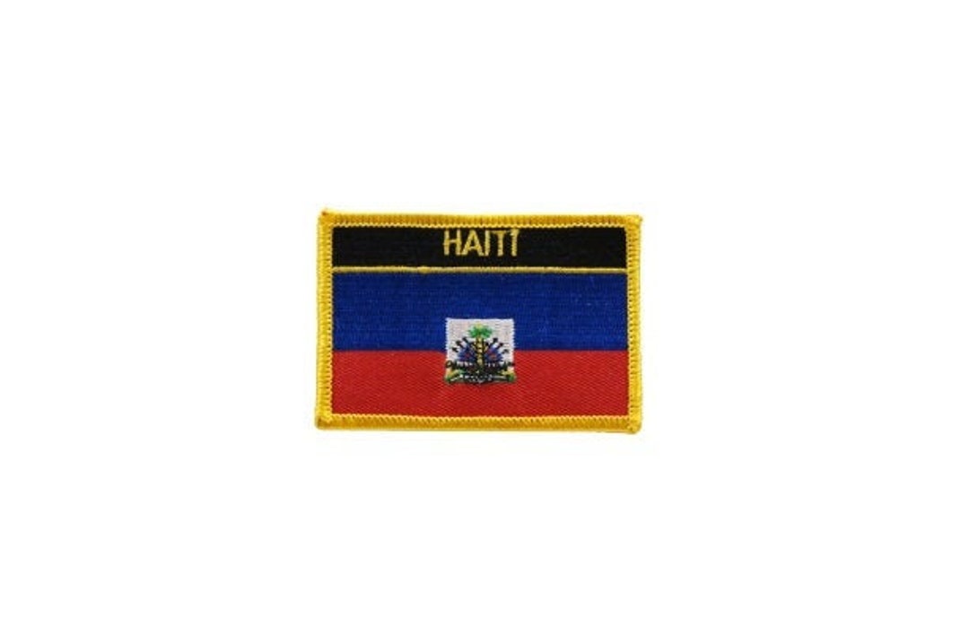 Haiti Patch / Haiti Flag Patch / Iron on or Sew On - Etsy
