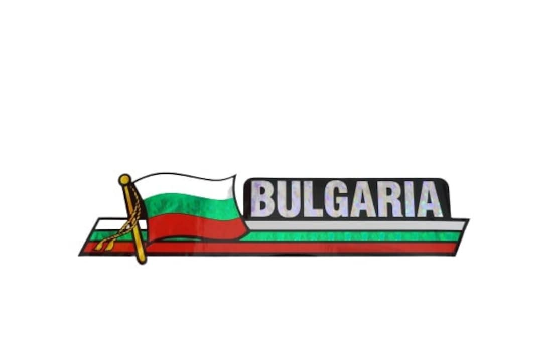 Bulgaria Bumper Sticker / Bulgaria Flag Sticker / 3 X 11 3/4 Bulgaria ...