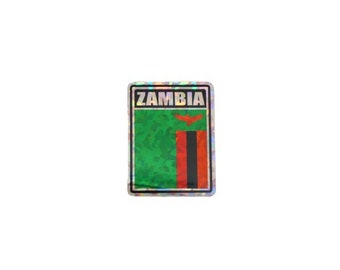 Zambian Flag Sticker | Zambia | Fun Sticker Decorations | Fun Gift ...