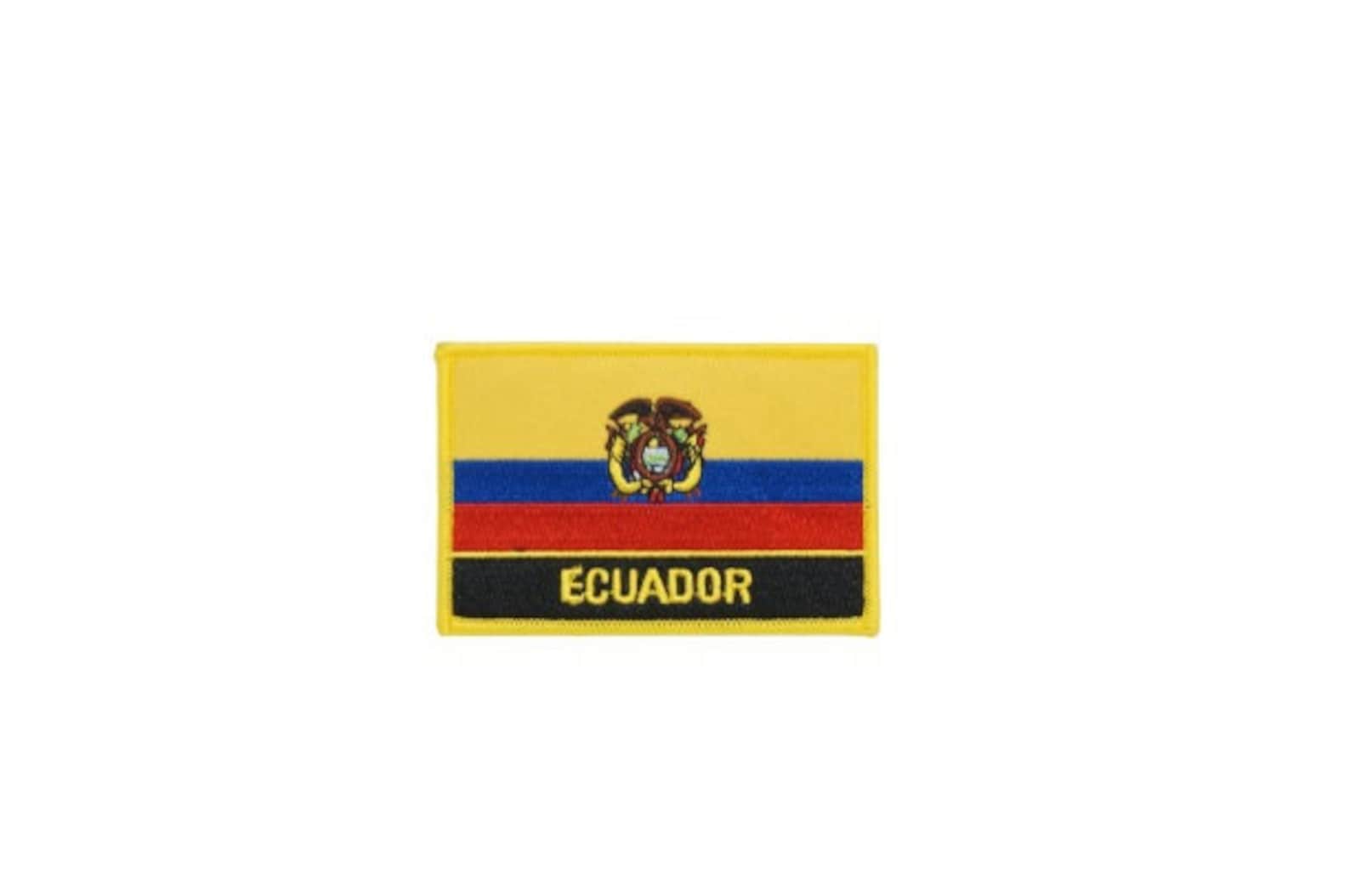 Ecuador Patch / Ecuador Flag Patch / Iron on or Sew On | Etsy