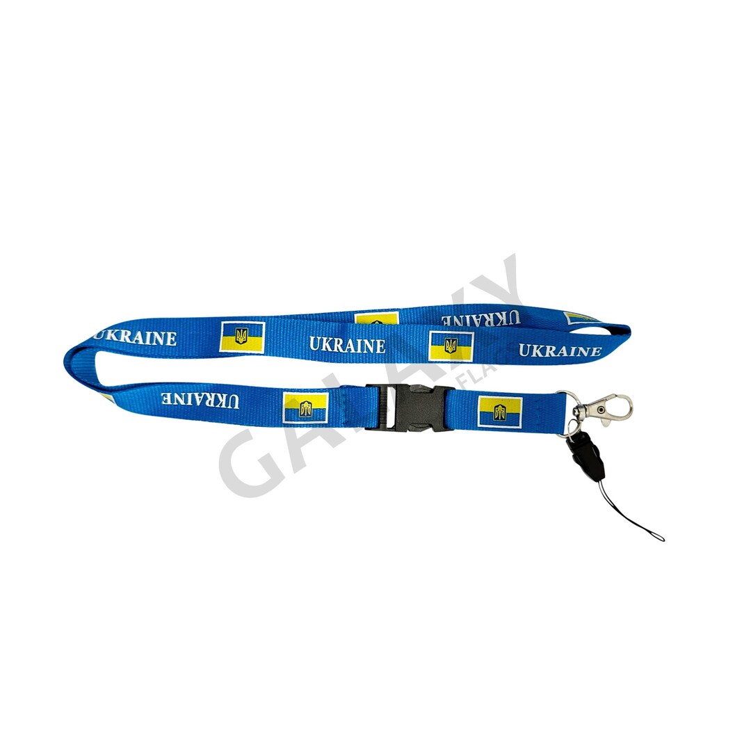 Ukraine Lanyard / Ukraine Trident Flag Lanyard - Etsy