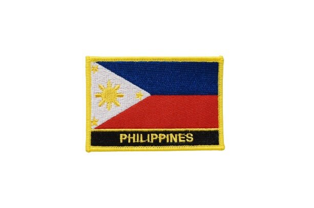 Philippines Patch / Philippines Flag Patch / Iron on or Sew On - Etsy