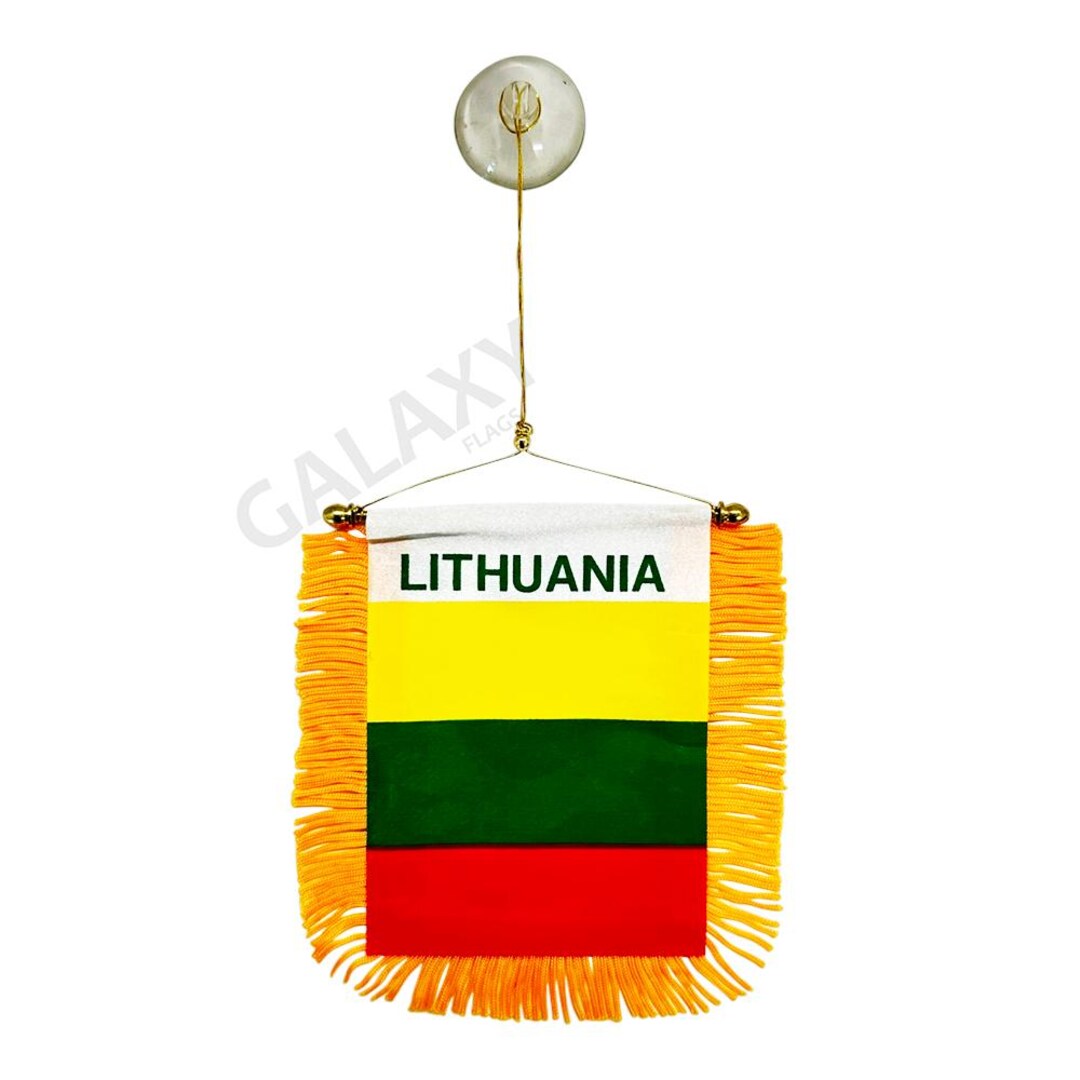 Lithuania Mini Banner / Lithuania Flag - Etsy