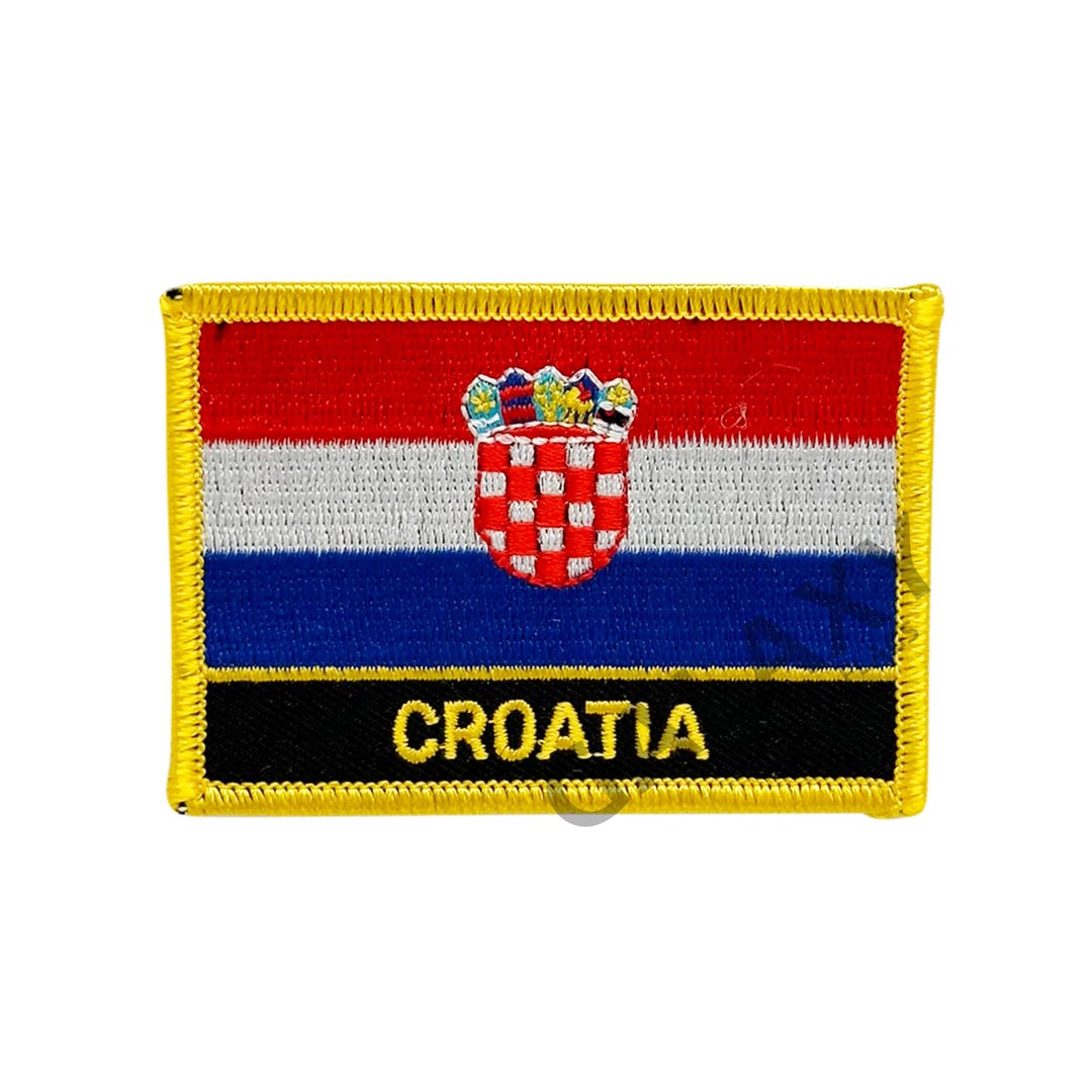 Croatia Patch / Croatia Flag Patch / Iron - on or Sew On - Etsy