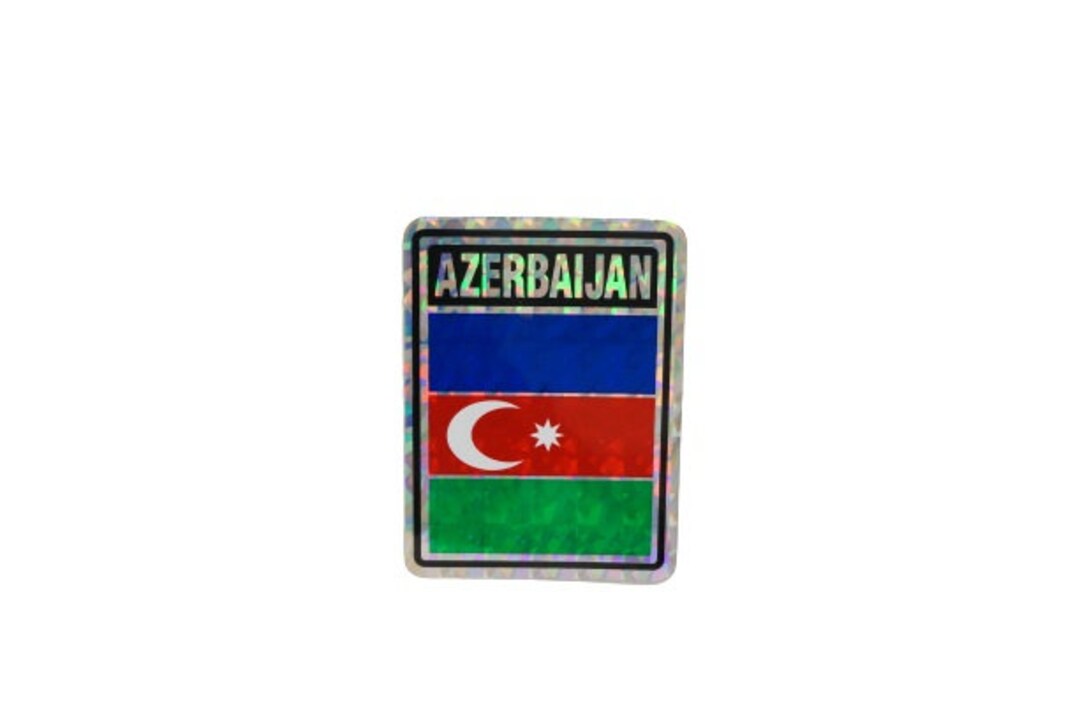 Azerbaijan Sticker / Azerbaijan Flag Sticker / "3x4" Azerbaijan Sticker ...